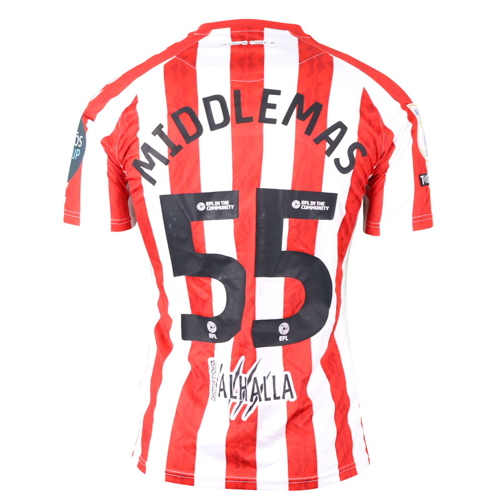 Ben Middlemas | Coventry City - Sunderland | MatchWornShirt