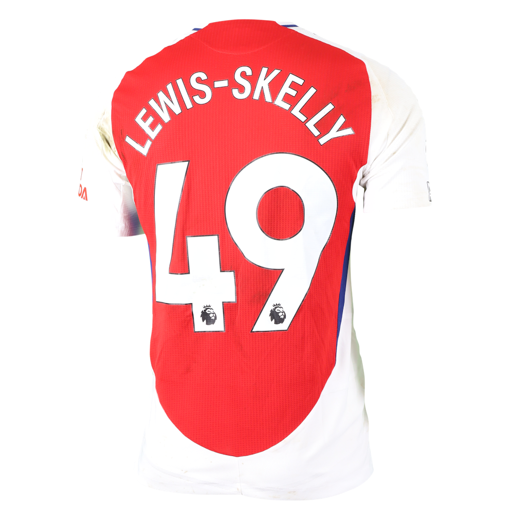 Myles Anthony Lewis-Skelly vs. Everton | Everton - Arsenal | MatchWornShirt