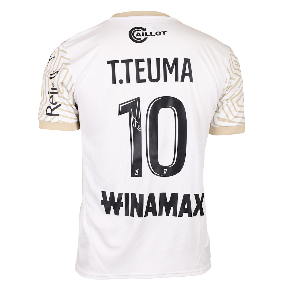 Teddy Teuma | Stade de Reims | RC Lens - Stade de Reims | MatchWornShirt