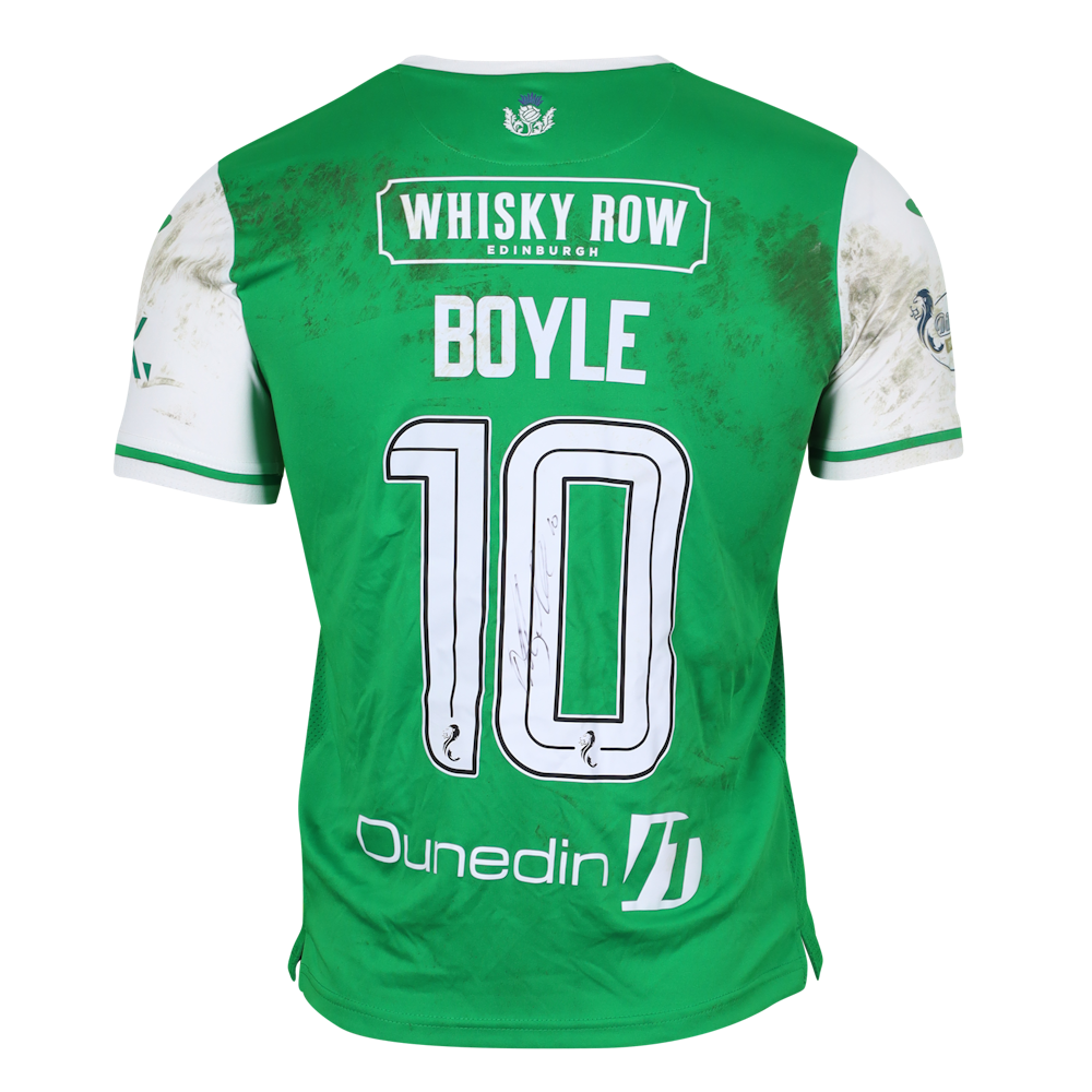 Martin Boyle | Hibernian - Dundee F.C. | MatchWornShirt