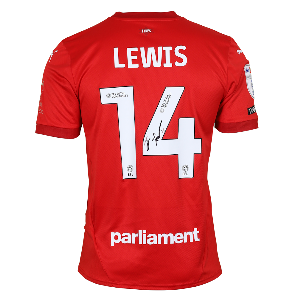 Jonathan Lewis | Barnsley - Peterborough United | MatchWornShirt