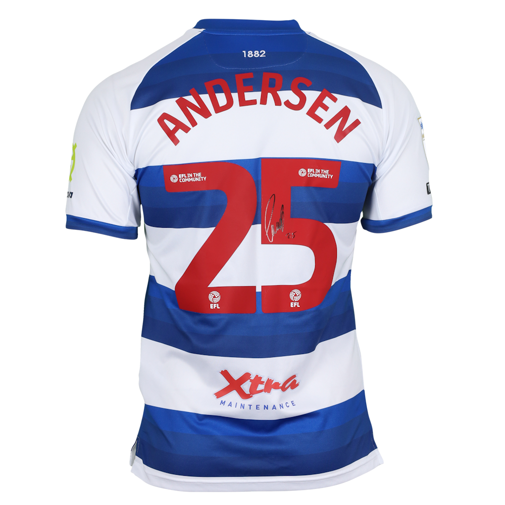 Lucas Andersen | Queens Park Rangers - Burnley | MatchWornShirt