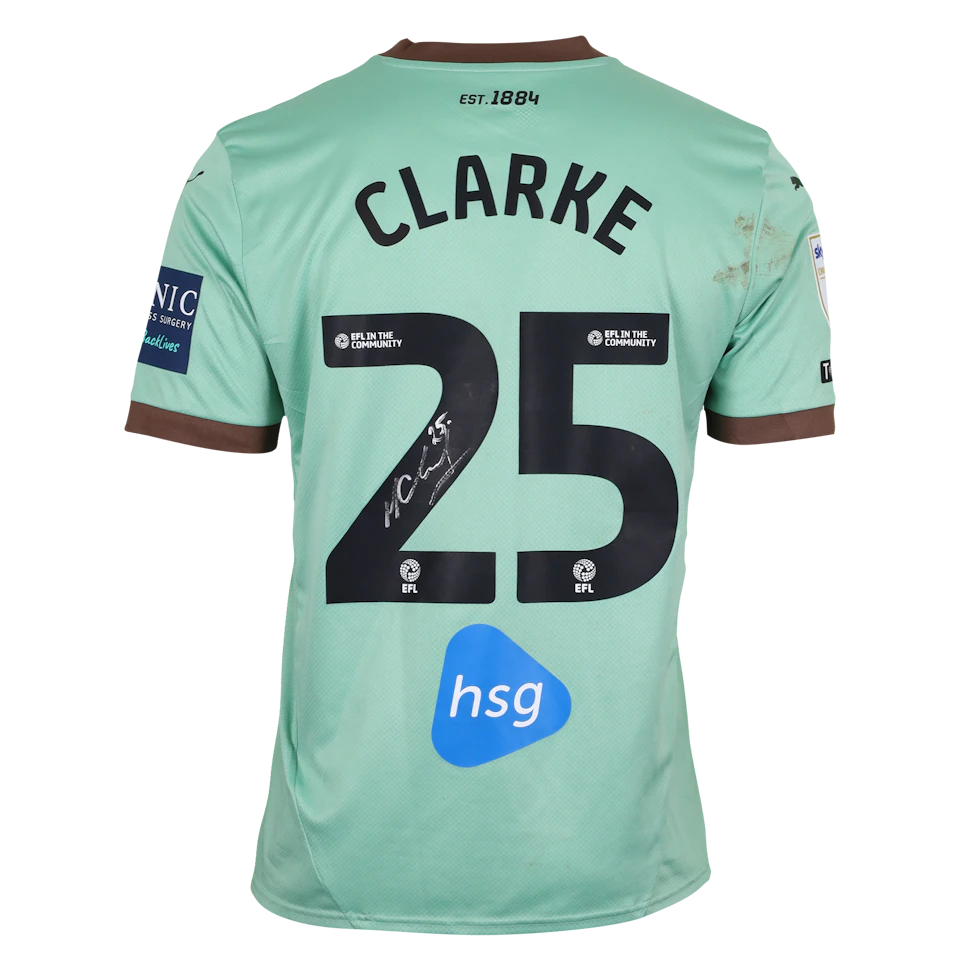 Matt Clarke | Hull City - Derby County | MatchWornShirt