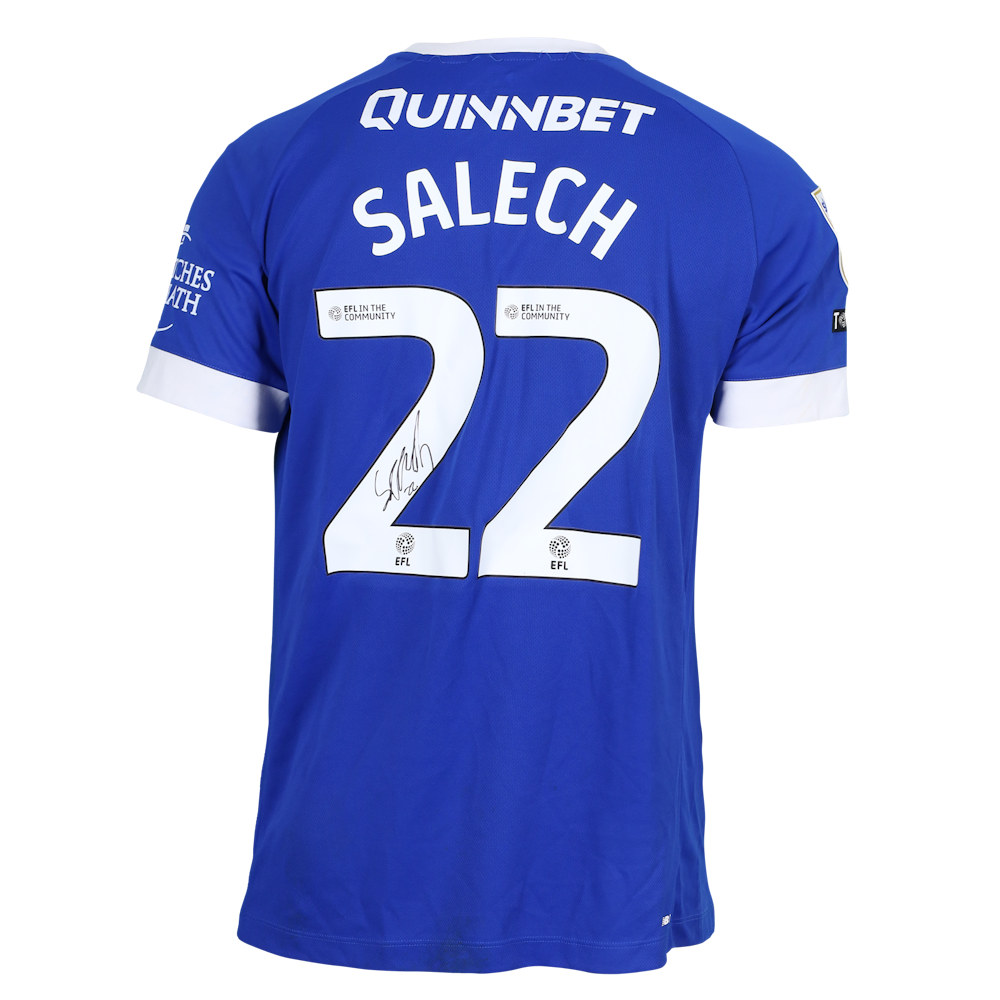 Yousef Salech | Cardiff City FC - West Bromwich Albion | MatchWornShirt
