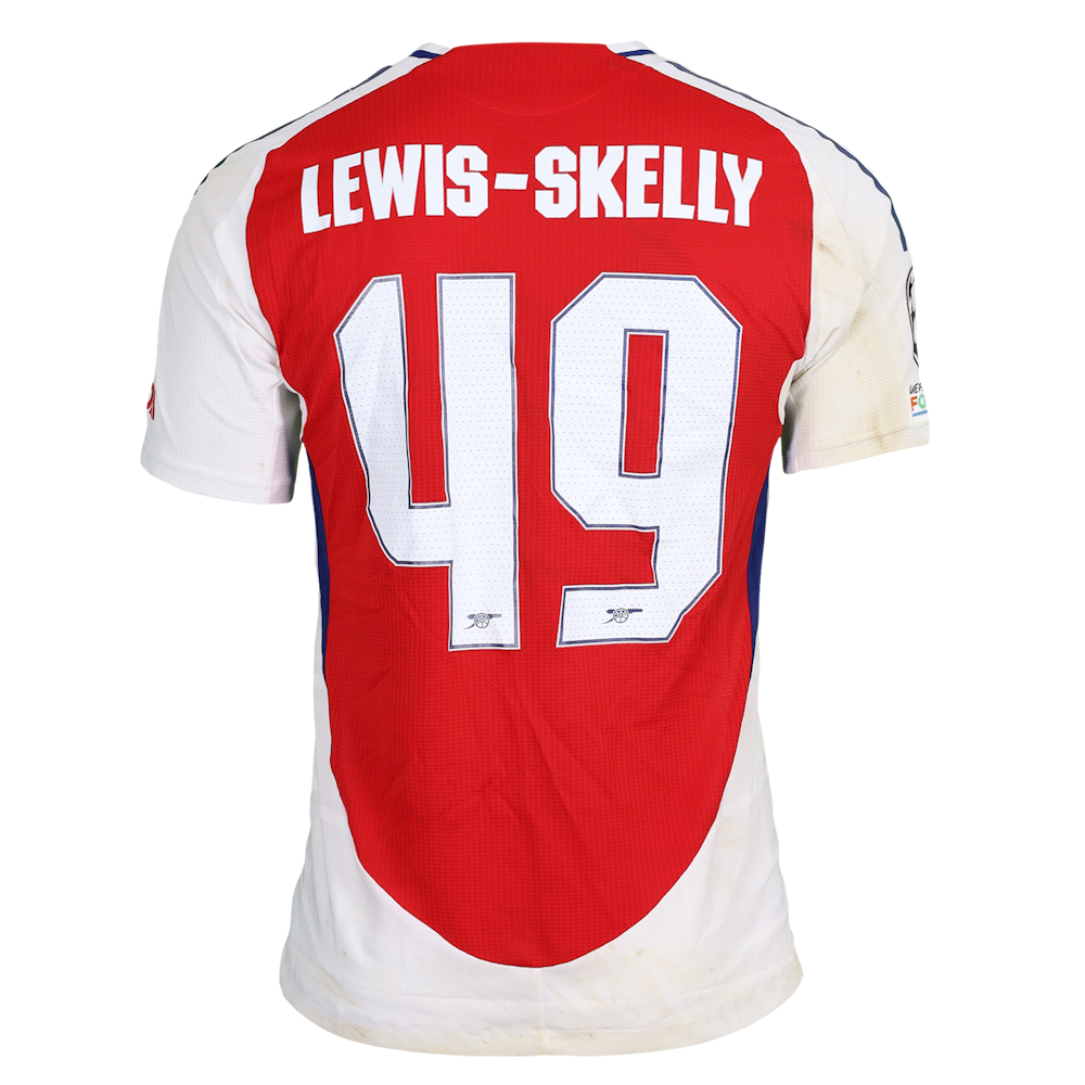 Myles Anthony Lewis-Skelly | Arsenal - Paris Saint Germain | MatchWornShirt