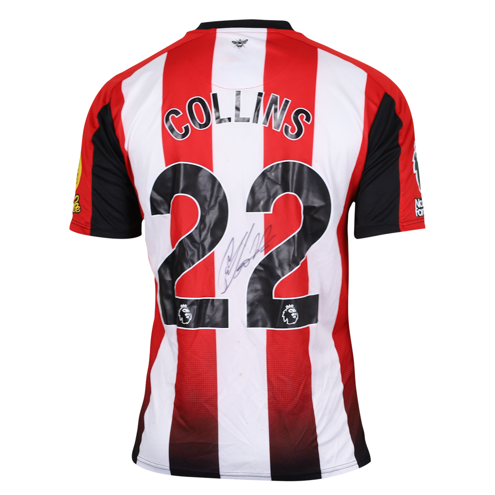 Nathan Collins | Wolverhampton Wanderers - Brentford | MatchWornShirt