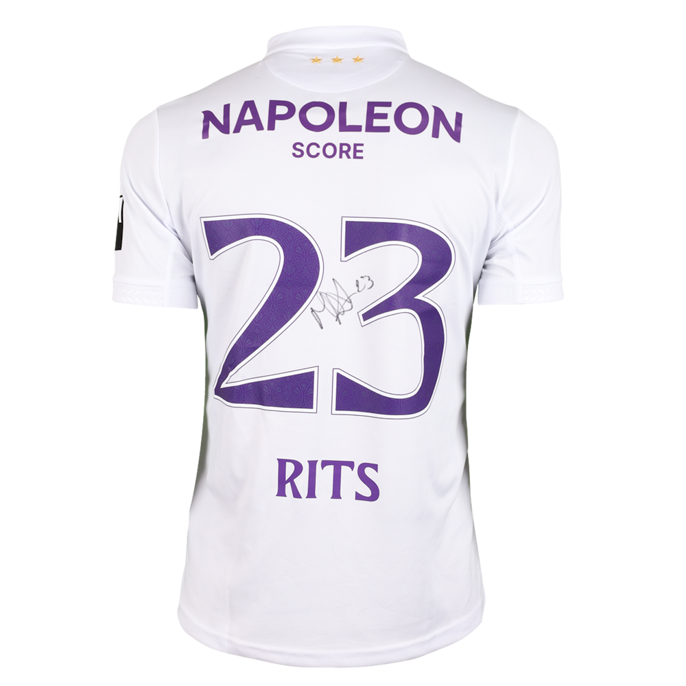 Mats Rits | RSC Anderlecht | KRC Genk - RSC Anderlecht | MatchWornShirt