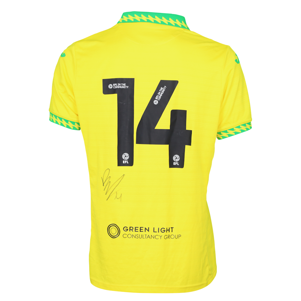 Benjamin Chrisene | Norwich City - NAC Breda | MatchWornShirt