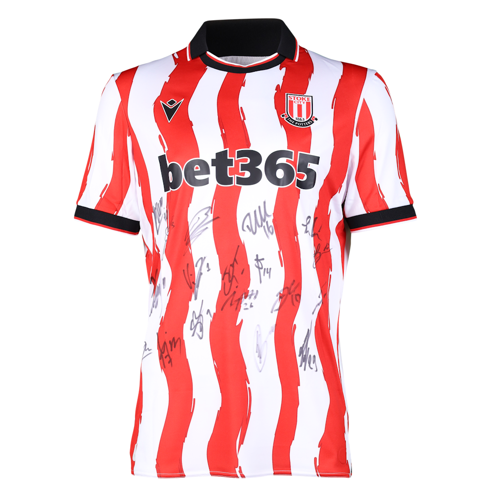 Squad Signed Shirt | Stoke City | MatchWornShirt