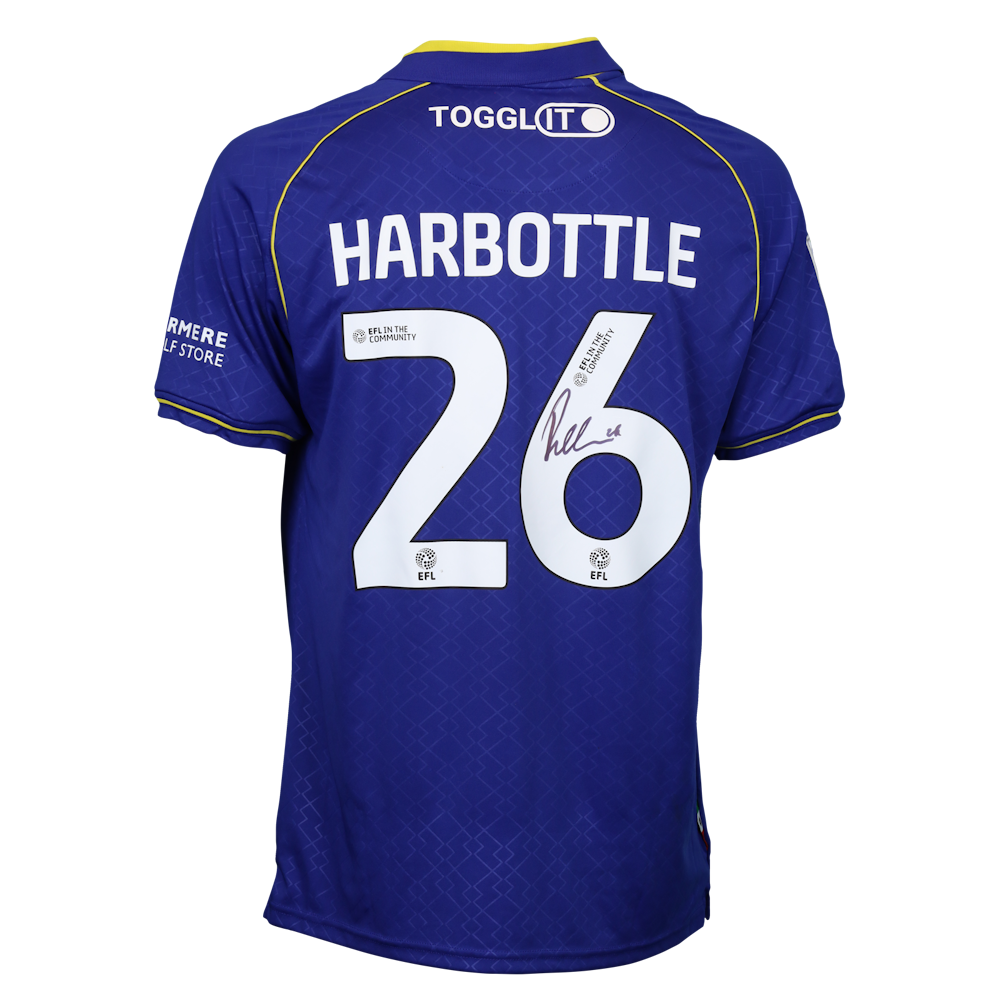 Riley Harbottle | AFC Wimbledon - Rotherham United | MatchWornShirt