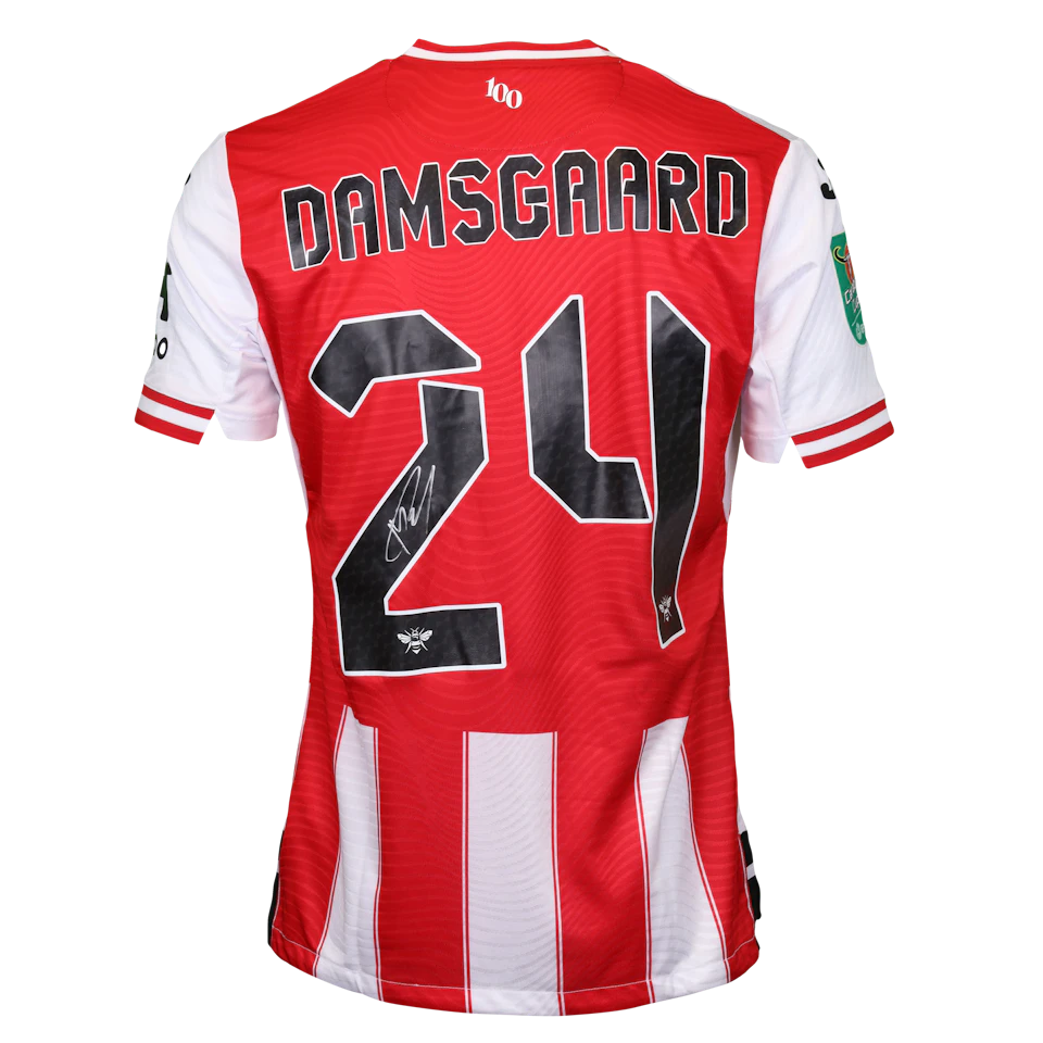 Mikkel Damsgaard | Brentford - Aston Villa | MatchWornShirt