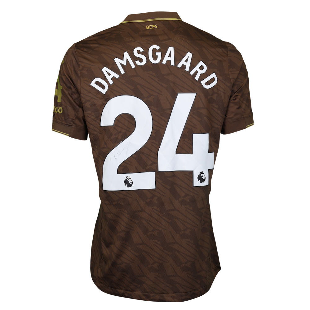 Mikkel Damsgaard | Fulham - Brentford | MatchWornShirt