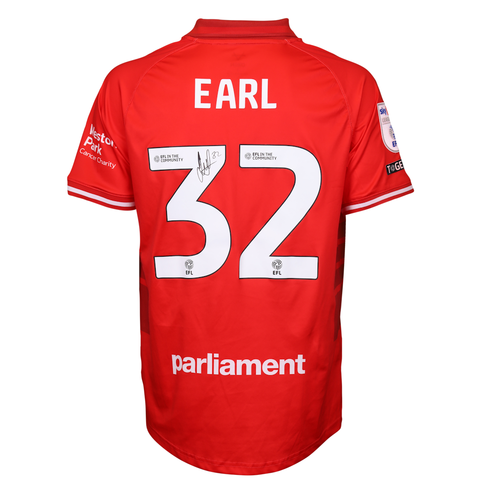Josh Earl | Barnsley - Port Vale | MatchWornShirt