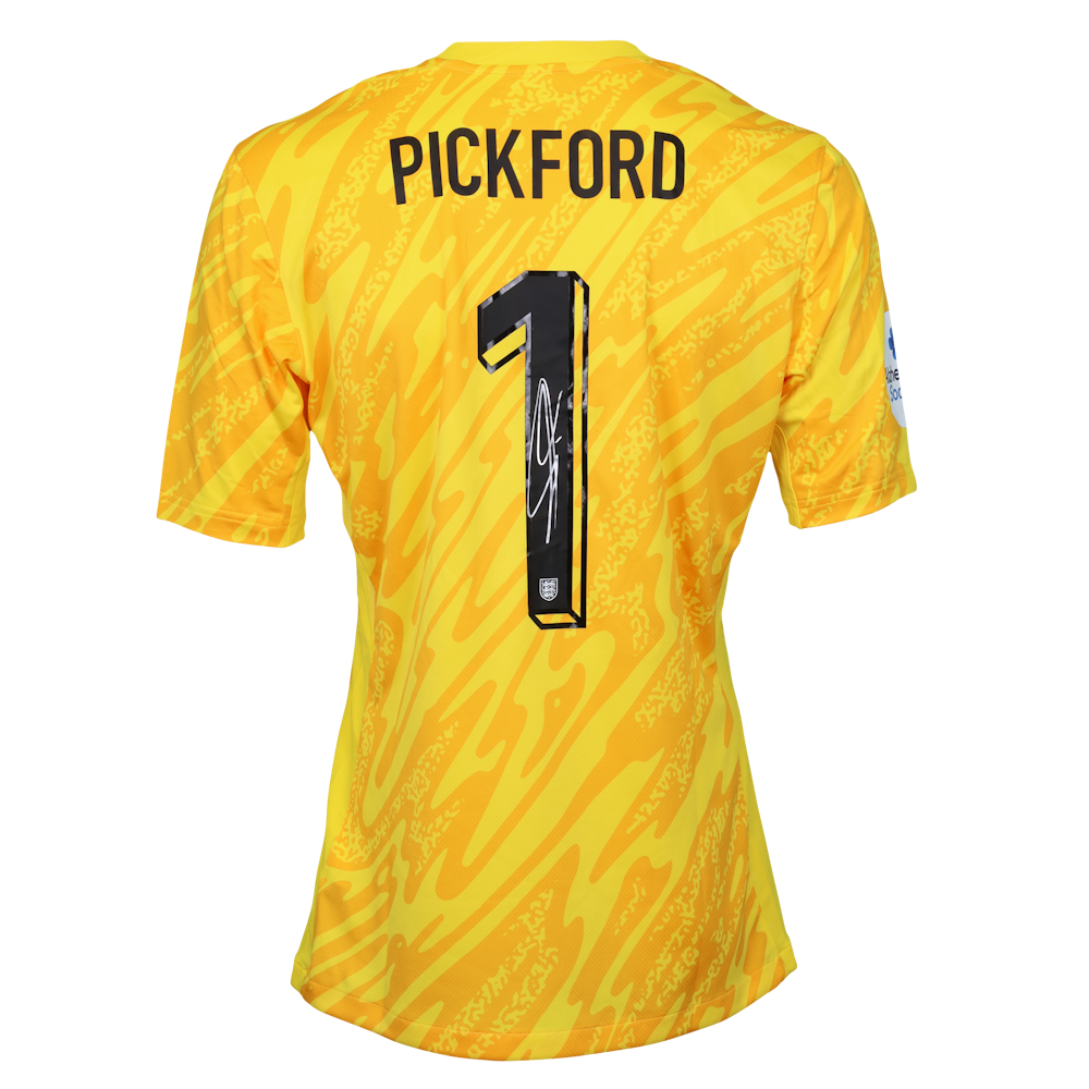 Jordan Pickford | England - Wales | MatchWornShirt