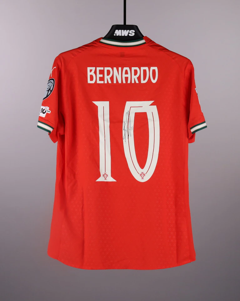 Bernardo Silva | Portugal - Republic of Ireland | MatchWornShirt