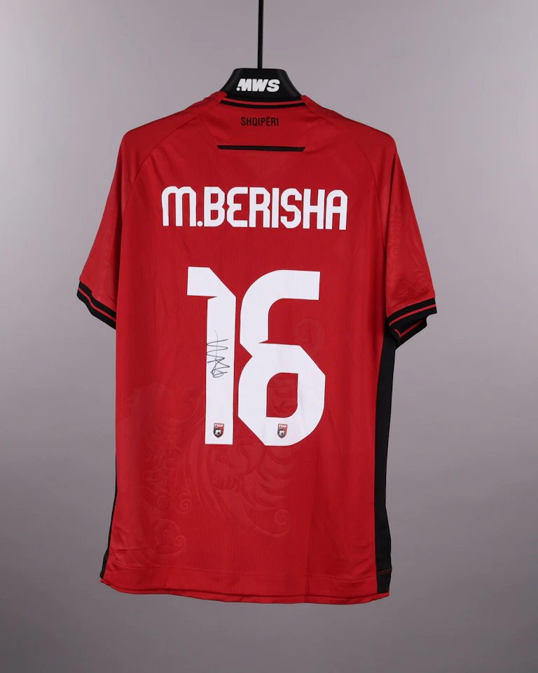 Medon Berisha | Albania | Albania - Jordan | MatchWornShirt
