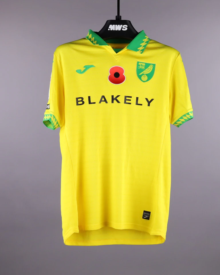 Tony Springett | Norwich City - Leicester City | MatchWornShirt