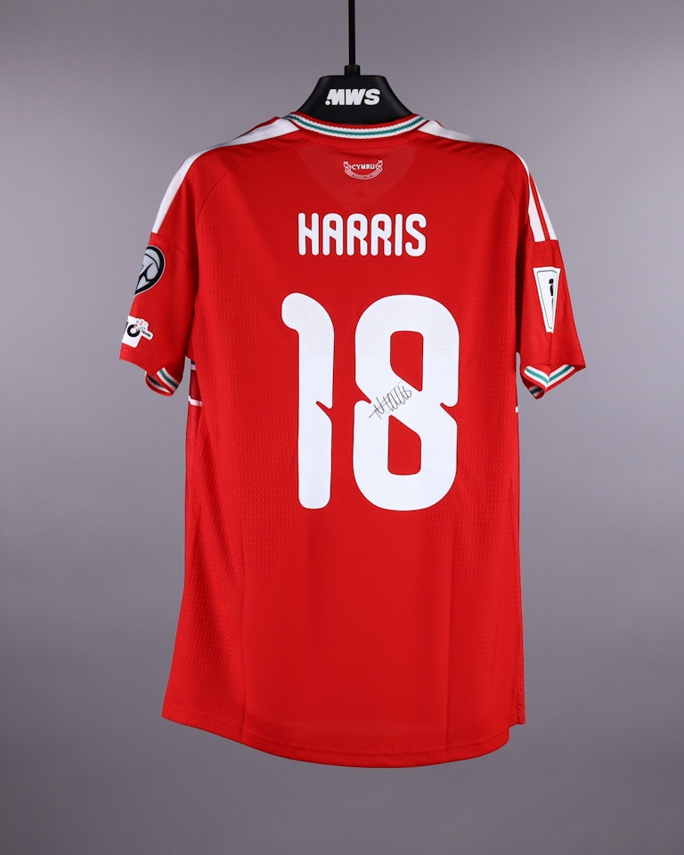 Mark Thomas Harris | Wales | Wales - North Macedonia | MatchWornShirt