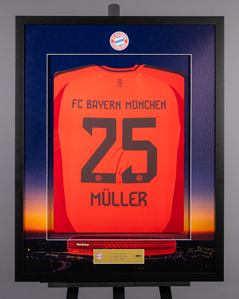 Thomas Müller | Limited Edition Framed Signed Home 24/25 Shirt ...