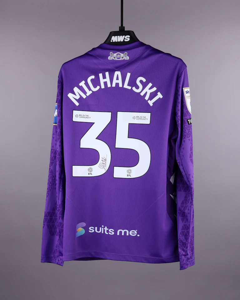 Nicholas Michalski | Preston North End - Blackburn Rovers | MatchWornShirt