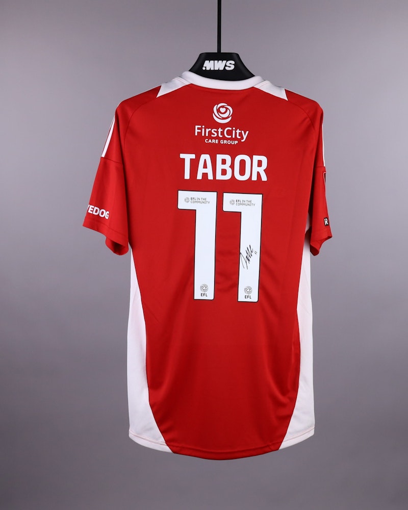 Jake Tabor | Swindon Town - Bolton Wanderers | MatchWornShirt