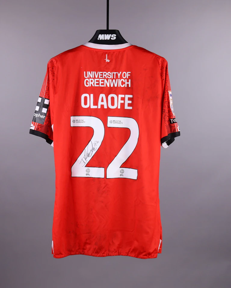 Isaac Olaofe | Birmingham City - Charlton Athletic | MatchWornShirt