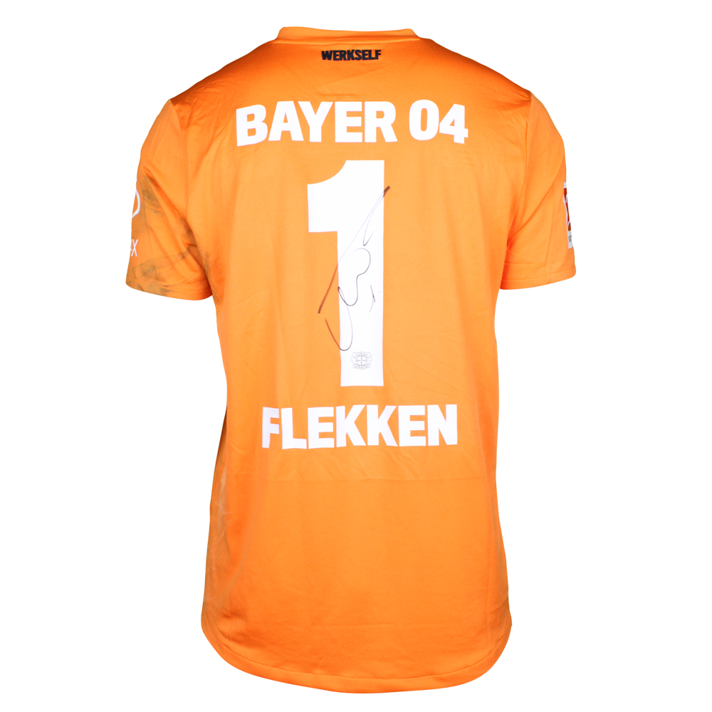 Mark Flekken | Bayer Leverkusen - FC Köln | MatchWornShirt