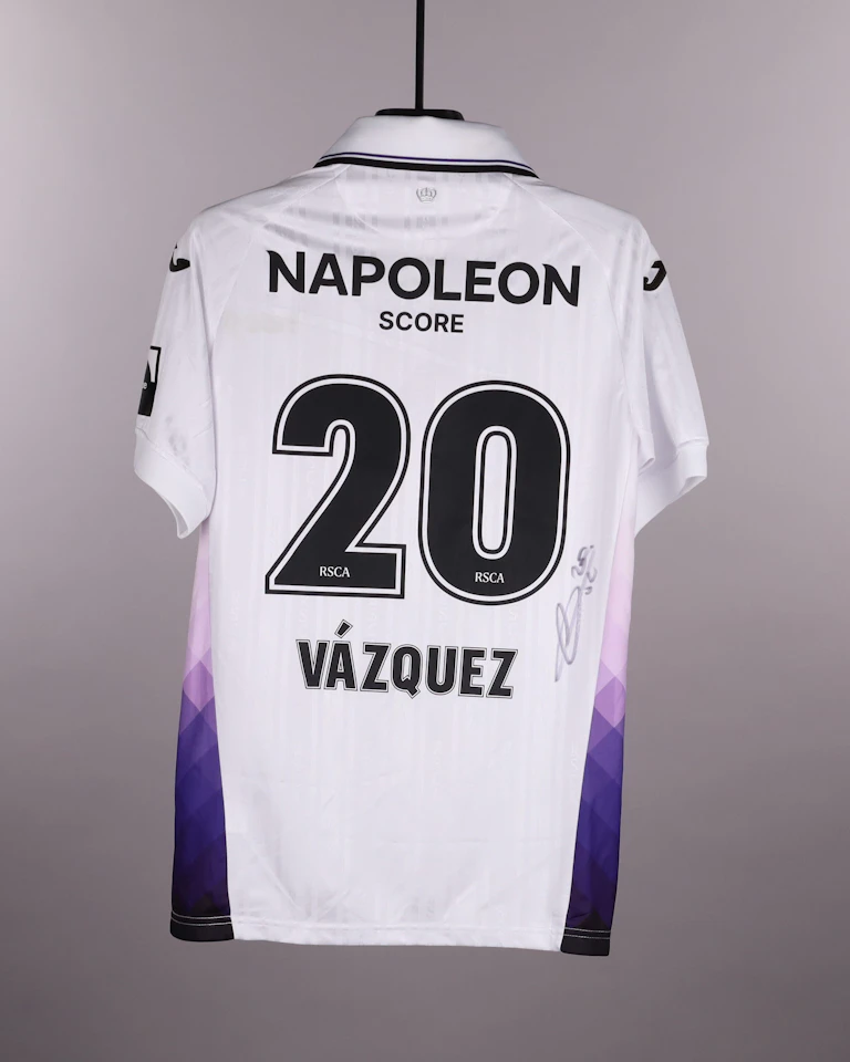 Luis Vásquez | Royal Antwerp FC - RSC Anderlecht | MatchWornShirt