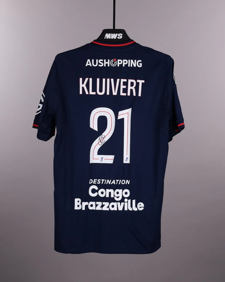 Ruben Kluivert | AS Monaco - Olympique Lyonnais | MatchWornShirt