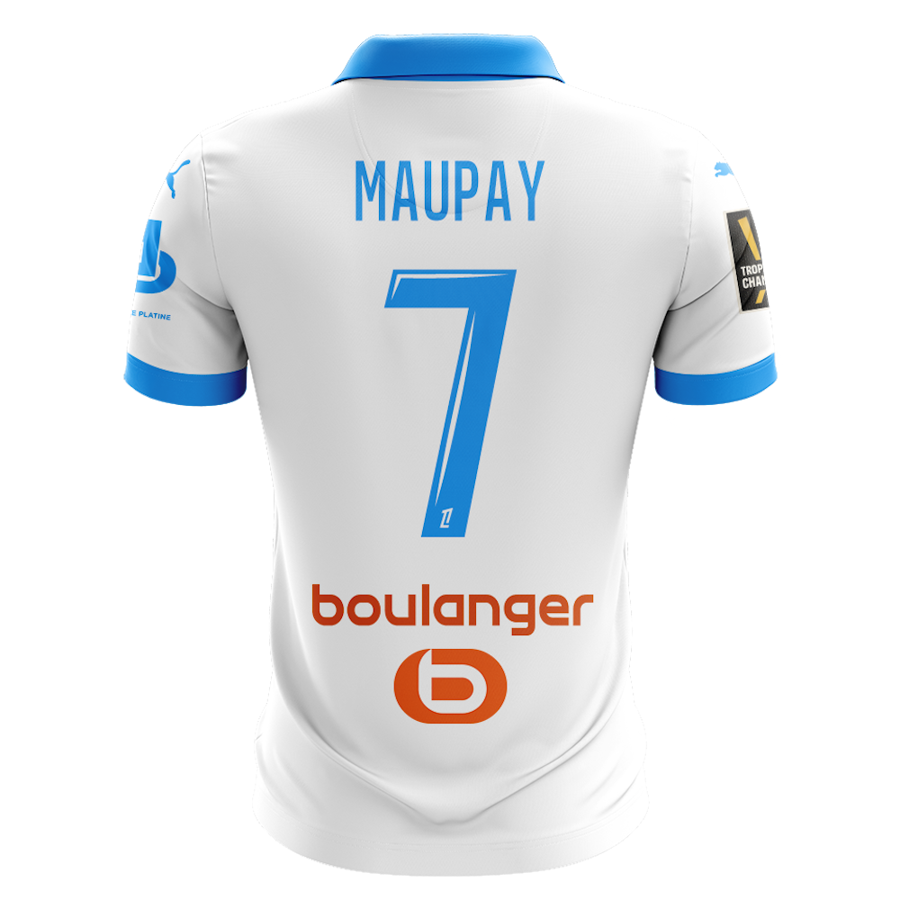 Neal Maupay | Paris Saint-Germain - Olympique de Marseille | MatchWornShirt