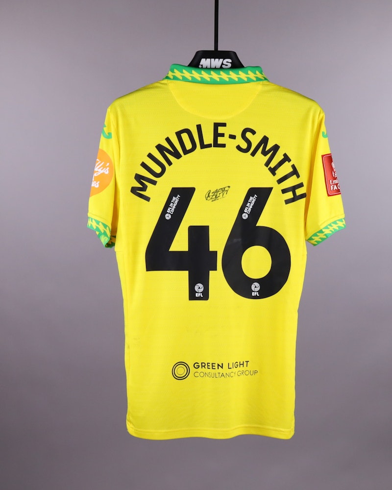 Errol Mundle-Smith | Norwich City - Walsall | MatchWornShirt