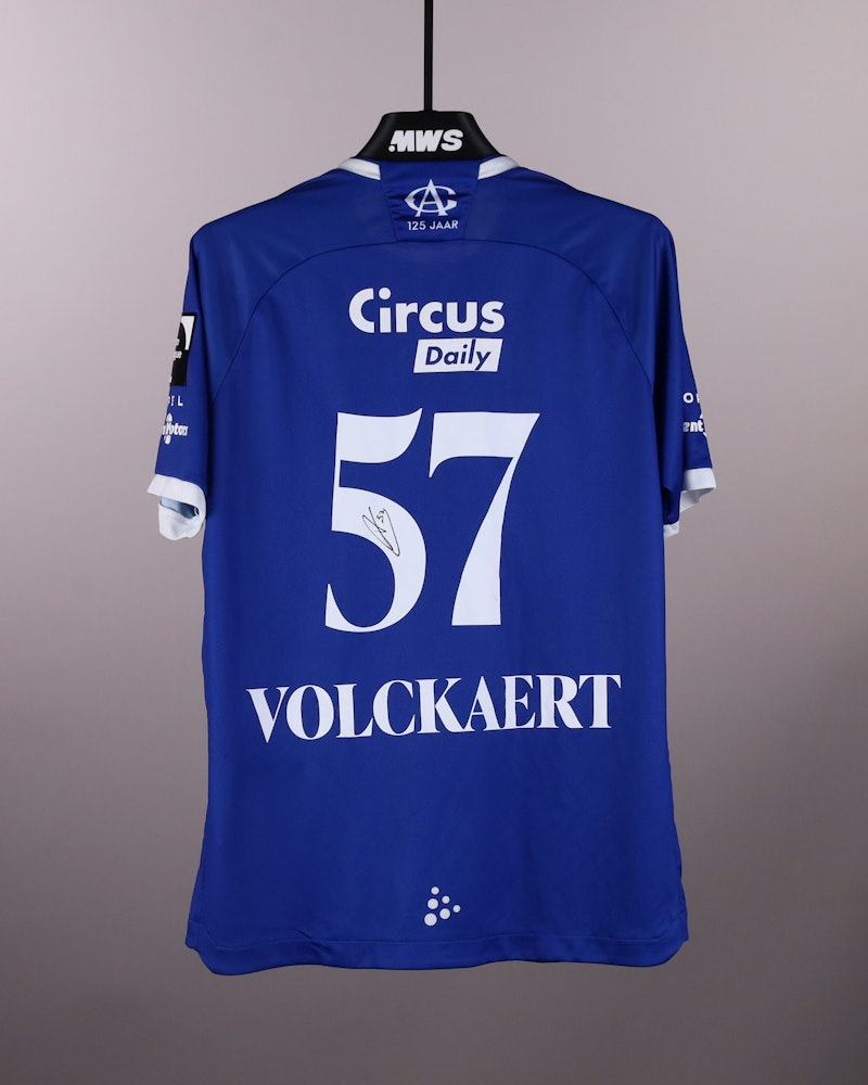 Matties Volckaert | KAA Gent - RSC Anderlecht | MatchWornShirt