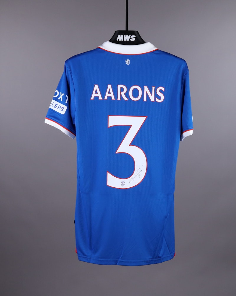 Maximillian James Aarons | Rangers - Ludogorets | MatchWornShirt