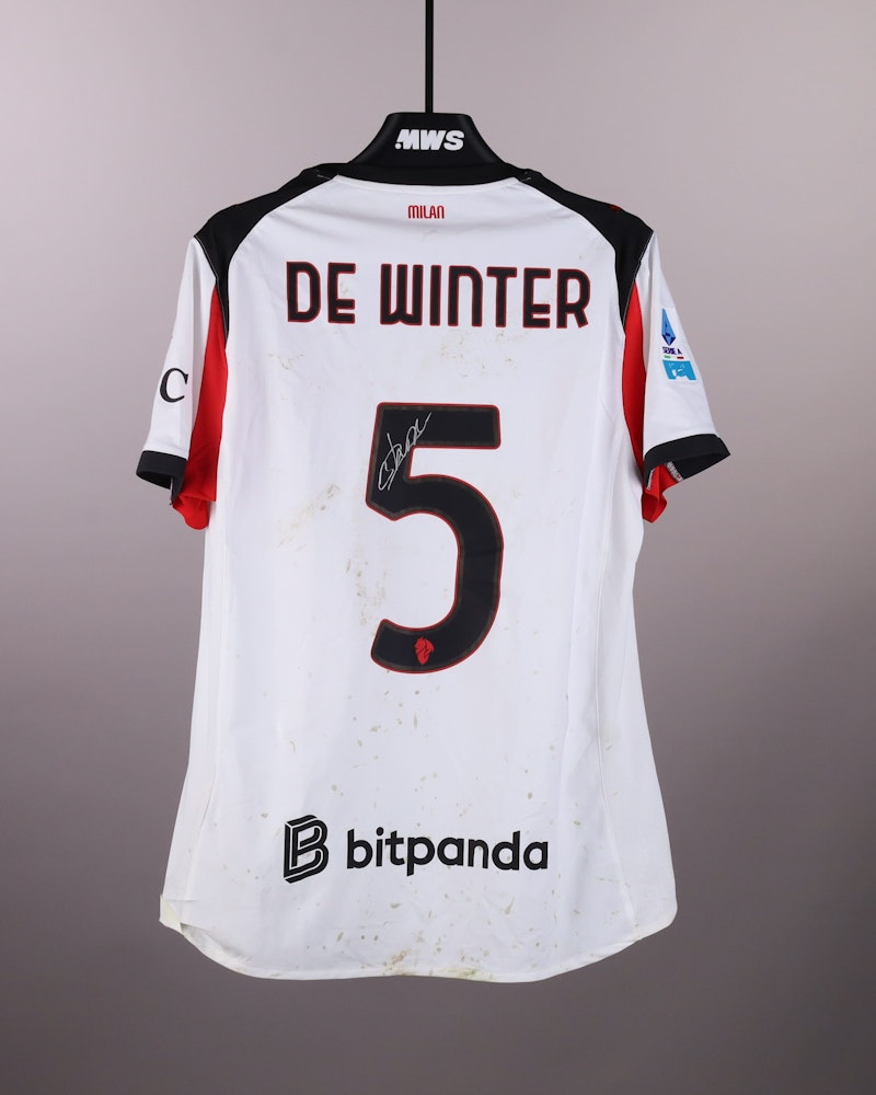 Koni De Winter | AS Roma - AC Milan | MatchWornShirt