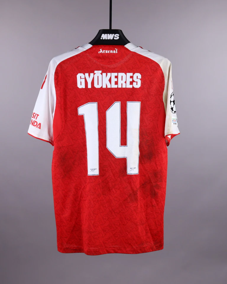 Viktor Gyökeres | Arsenal - Kairat | MatchWornShirt