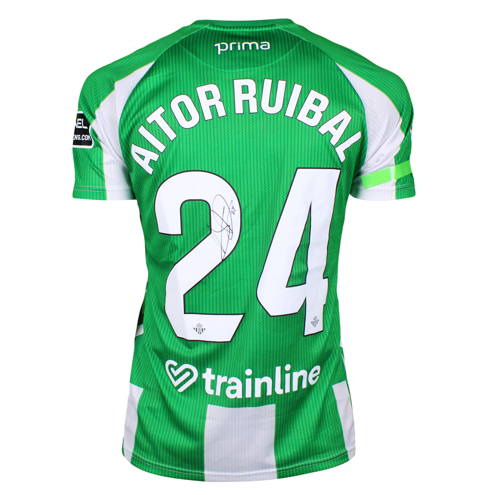 Aitor Ruibal | Real Betis - Valencia CF | MatchWornShirt