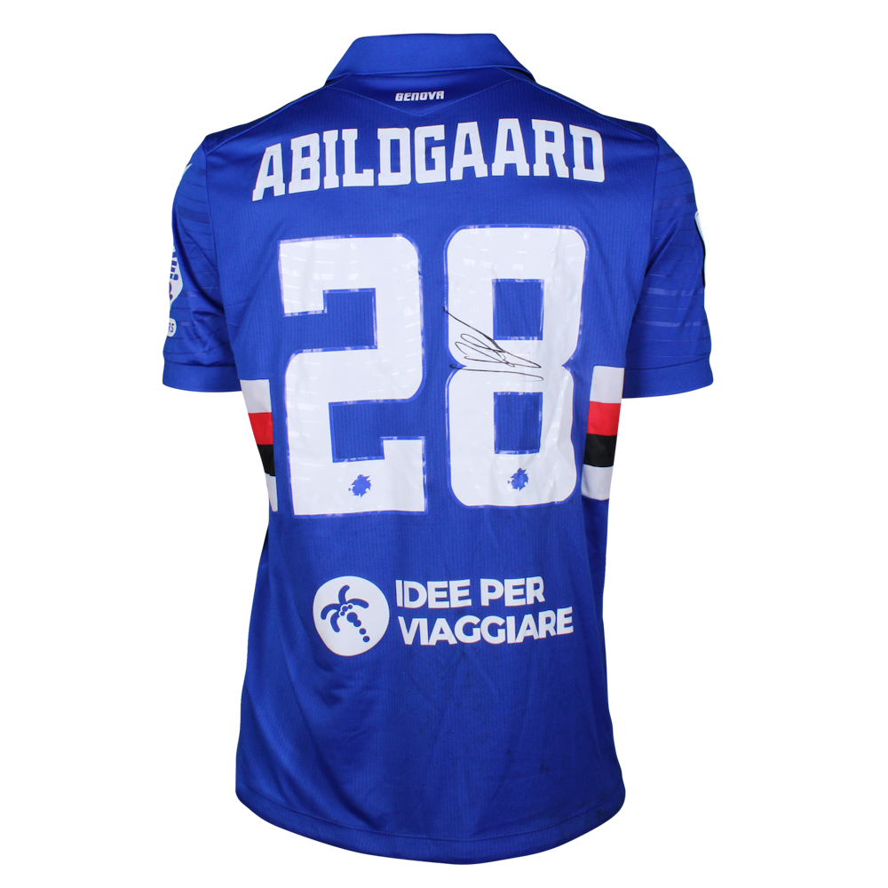Oliver Abildgaard | Sampdoria - Palermo | MatchWornShirt