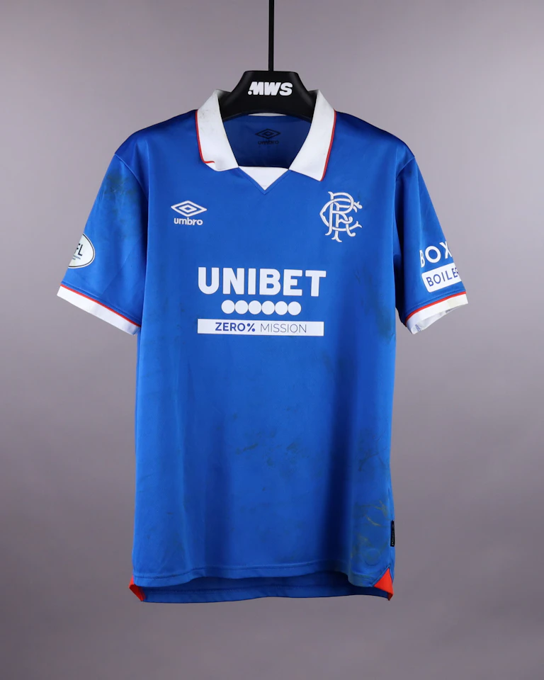 Ryan Don Naderi | Rangers - Heart of Midlothian | MatchWornShirt