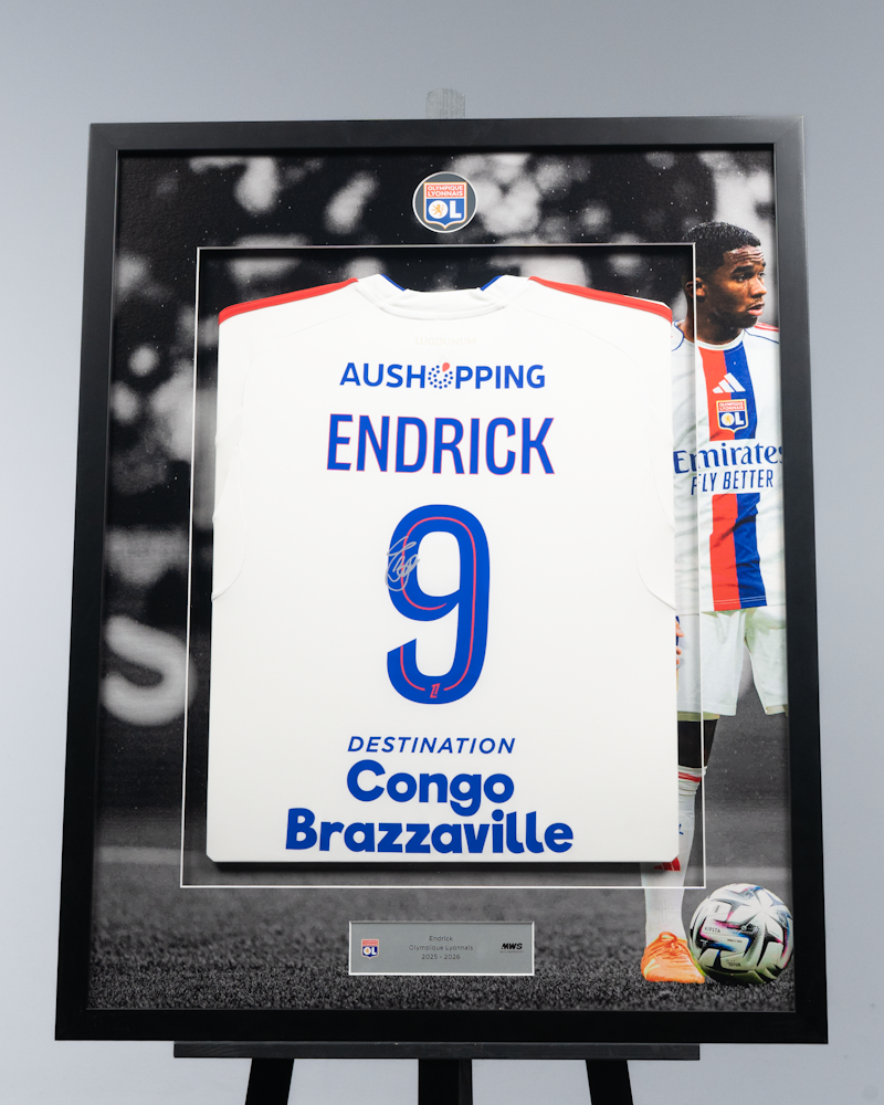 Endrick | Limited Edition Framed Signed Shirt | MatchWornShirt
