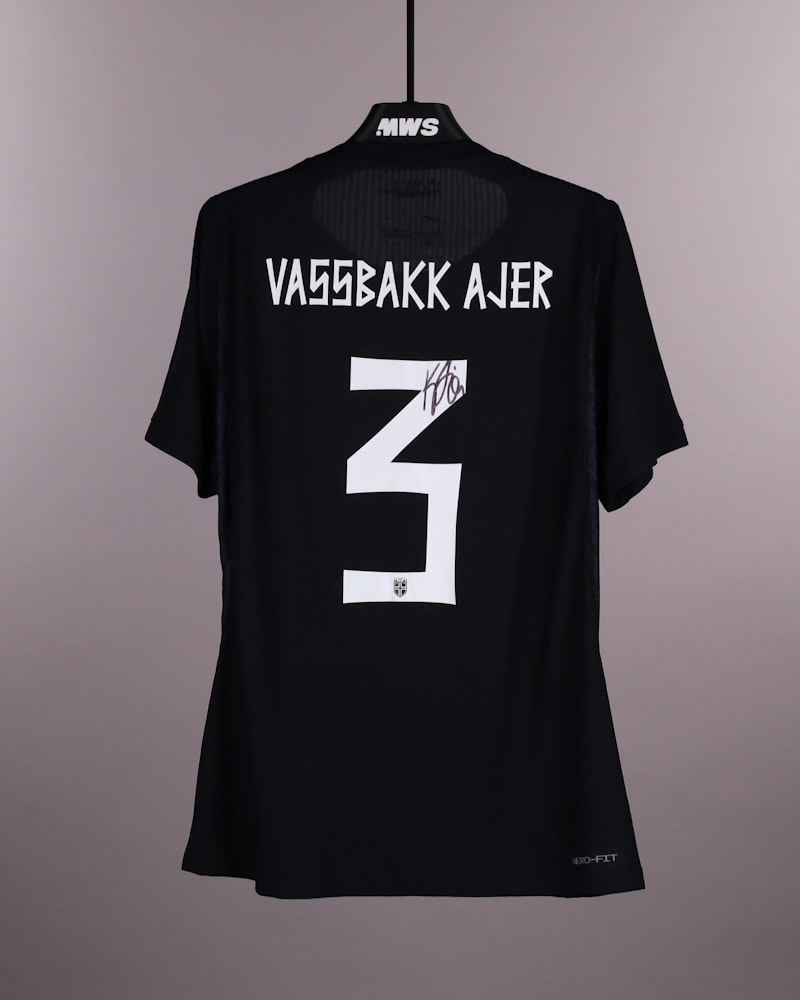 Kristoffer Vassbakk Ajer | Netherlands - Norway | MatchWornShirt