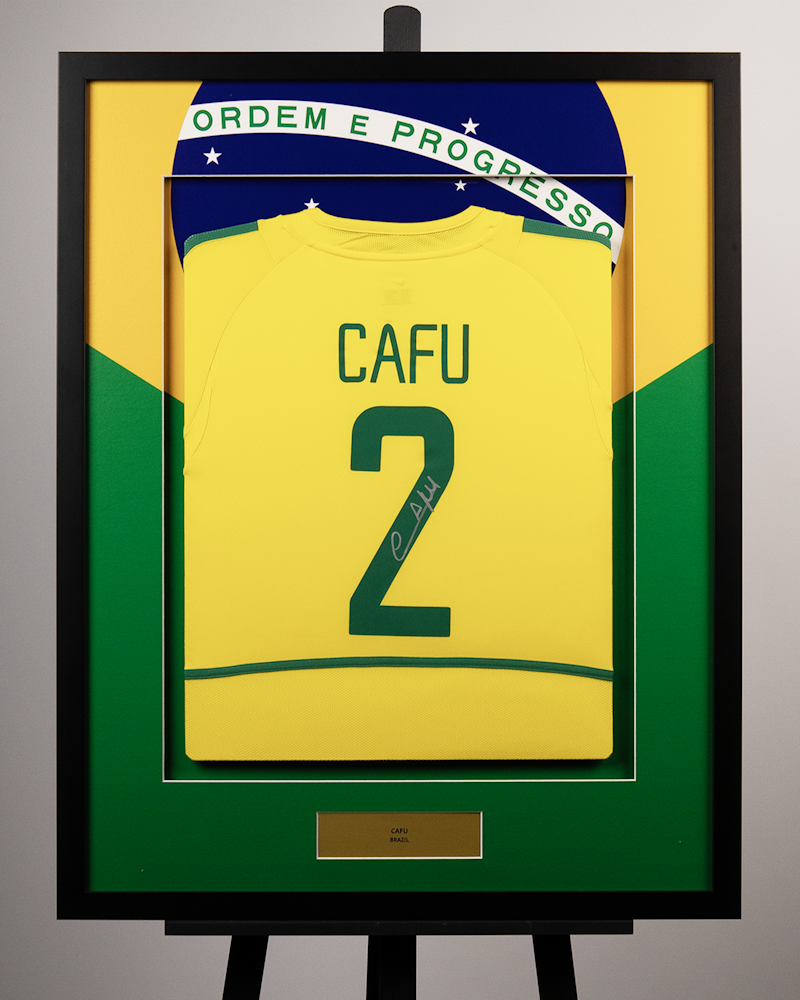Cafu Signed Framed Shirt - 2 | MatchWornShirt
